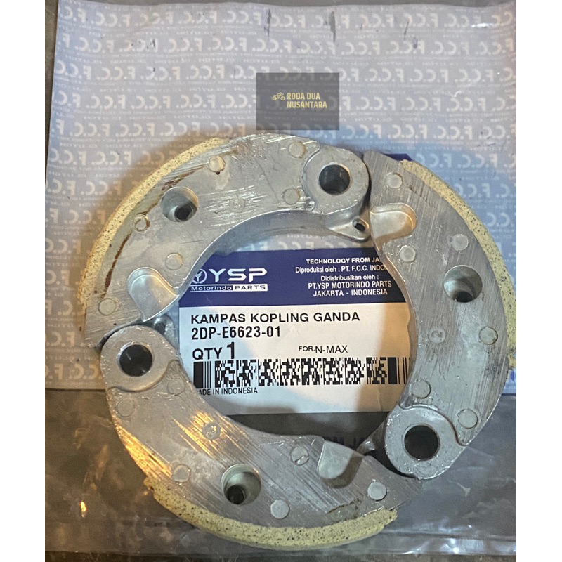 แผ่นคลัทช์คู่เท่านั้น Yamaha NMAX รหัส 2DP Original FCC (ผู้จัดจําหน่าย ...