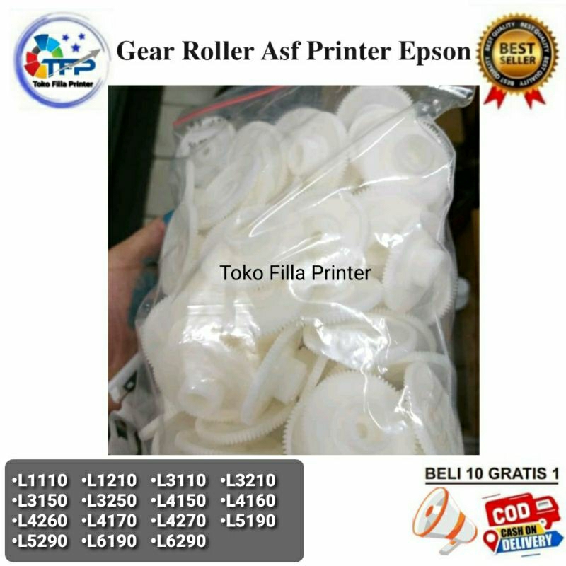 Gear Roller ASF เครื่องพิมพ์ Epson L1110 L1210 L3110 L3210 L3150 L3250 ...