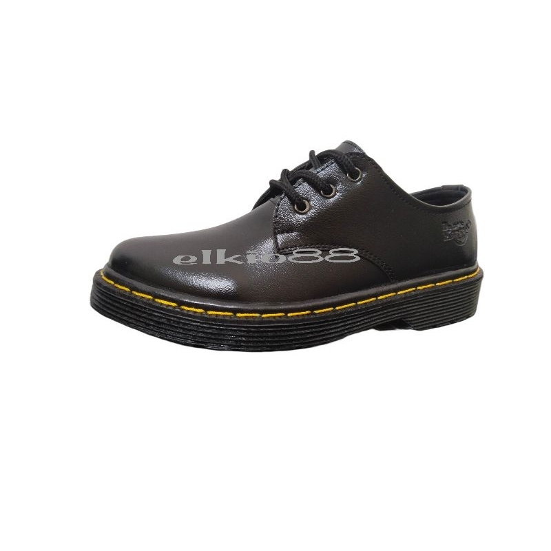 DR MARTENS รองเท้าบูทข้อสั้น สีดํา 3 หลุม สําหรับผู้ชาย และผู้หญิง ...