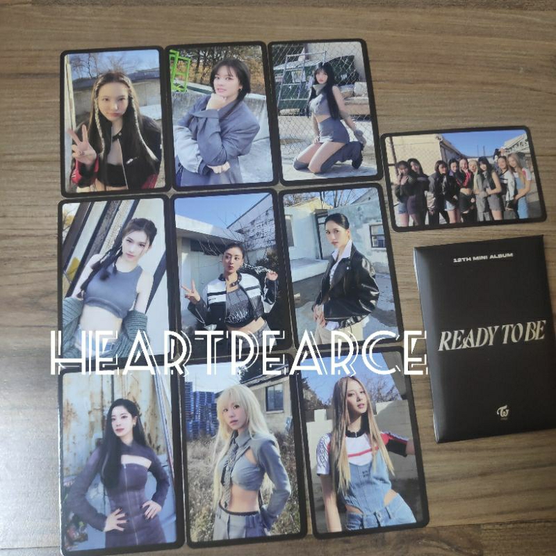 โฟโต้การ์ด PC POB JYP fullset Twice พร้อมส่ง | Shopee Thailand