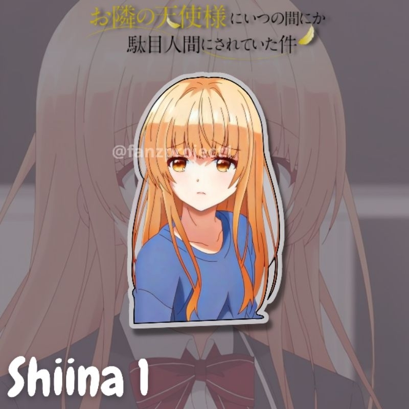 สติกเกอร์ ลายการ์ตูนอนิเมะ SHIINA MAHIRU OTONARI NO TENSHI กันน้ํา ...