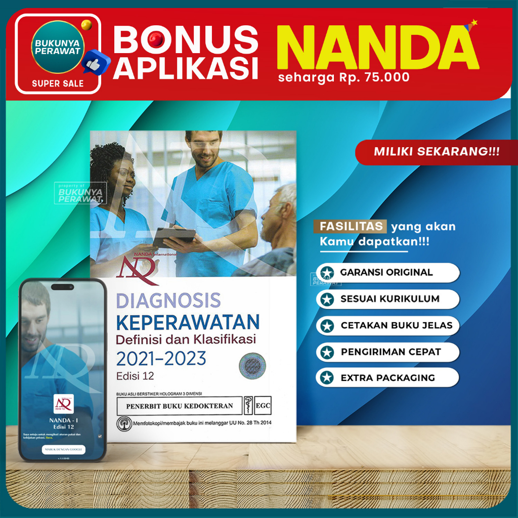 (ORIGINAL) Nandas Nursing DIAGNOSIS 2021-2023 12th Edition+NANDA APPS ...