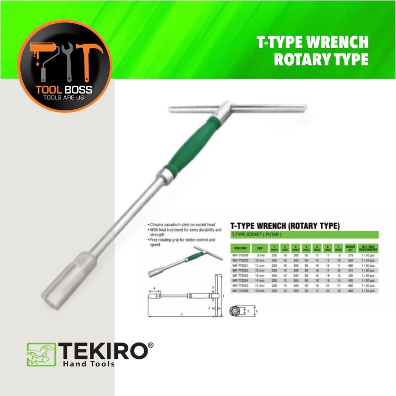 Tekiro SOCK KEY T 14 MM - ประเภทต่างๆ | Shopee Thailand