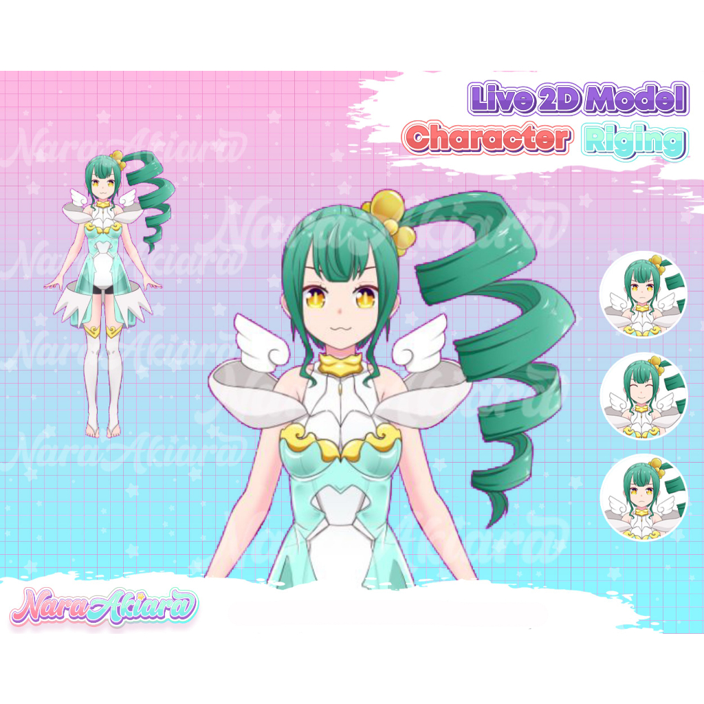 พร้อมส่ง โมเดลตัวละคร Live2D Vtuber : Make Your Streaming More Alive And Attractive คุณภาพดี ...