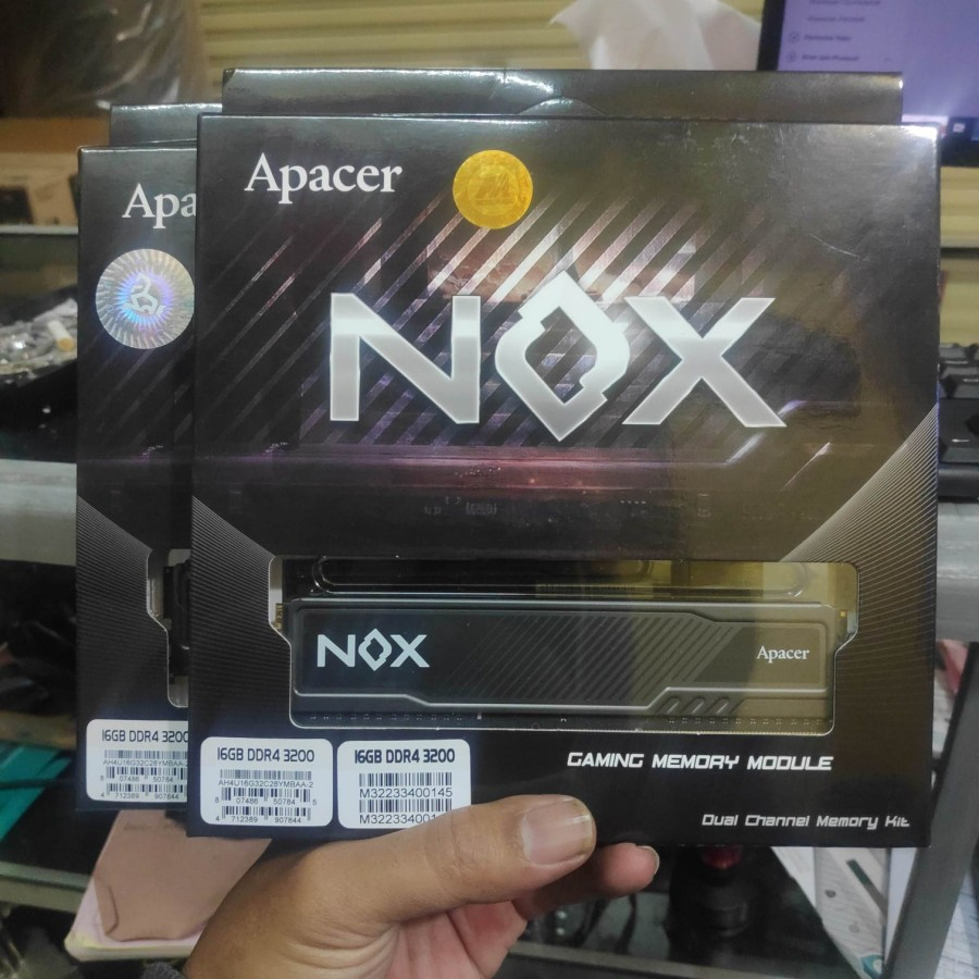 Apacer NOX DDR4 PC25600 3200Mhz ช่องสัญญาณคู่ 16GB (2x8GB) - NOX Gaming ...