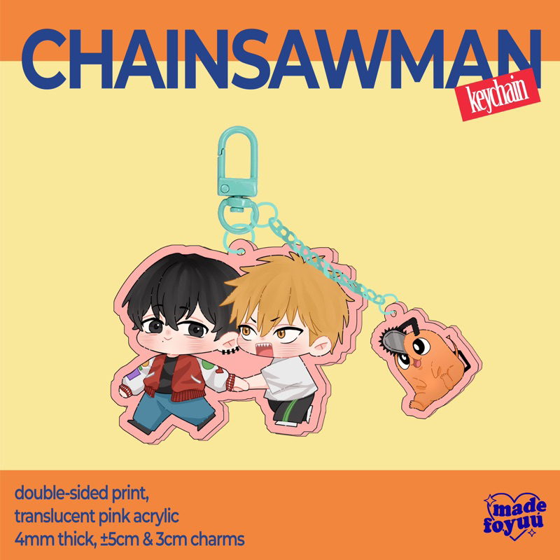 Chainsaw man - พวงกุญแจ yoshiden | Shopee Thailand