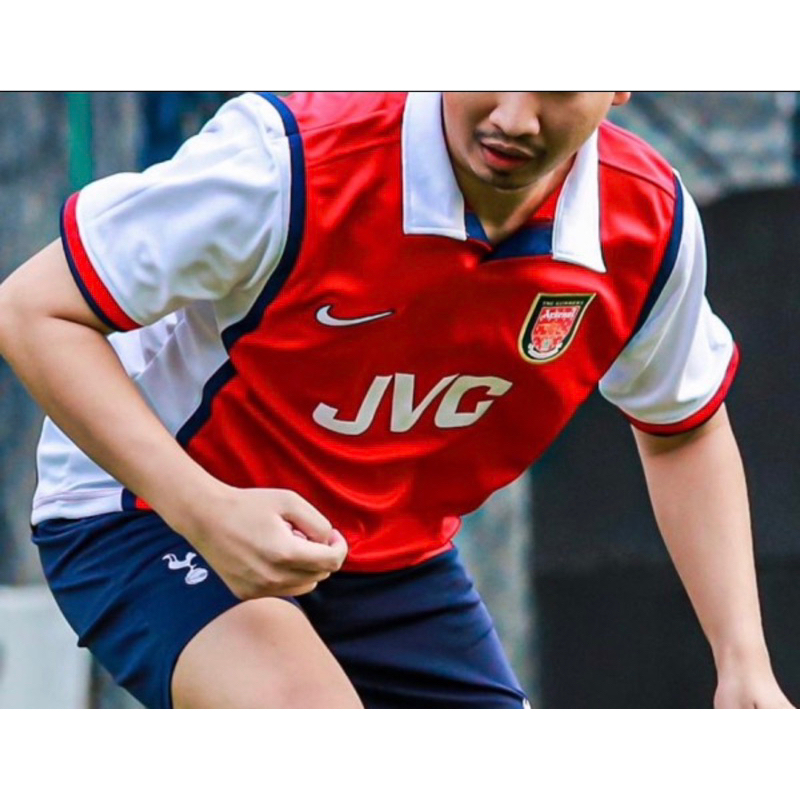 Arsenal Retro Jersey JVC home 98/99 /ลําลอง /blockcore /ClassicJersey ...