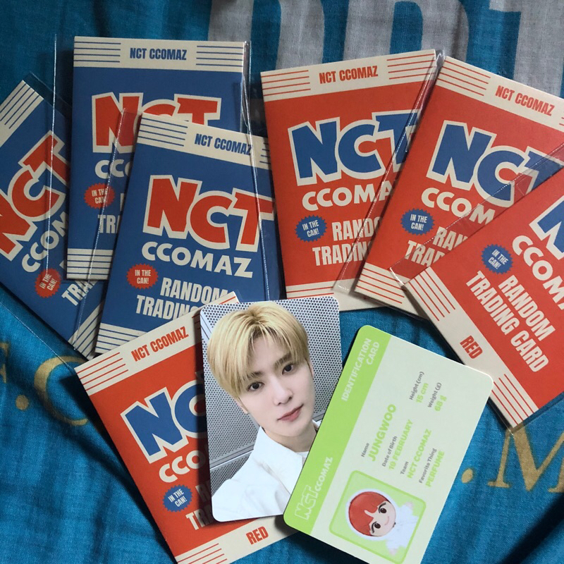 พร้อมส่ง การ์ด Tradingcard NCT Jaehyun+Id Card Jungwoo CCOMAZ Red ver ...