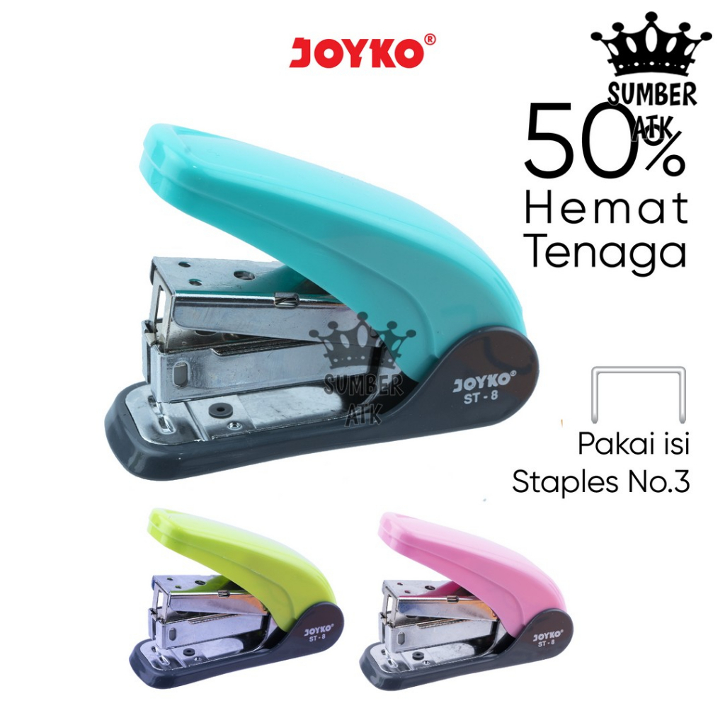 Joyko ST-8 Power Save Stepler Stapler | Shopee Thailand