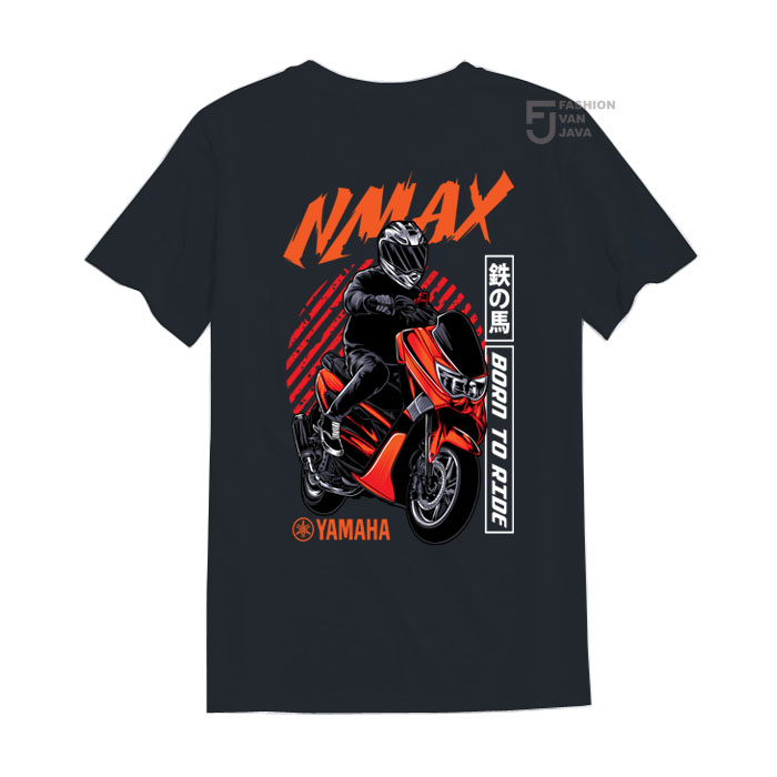 เสื้อยืด พิมพ์ลาย Yamaha Nmax Born To Ride M L XL XXL | Shopee Thailand