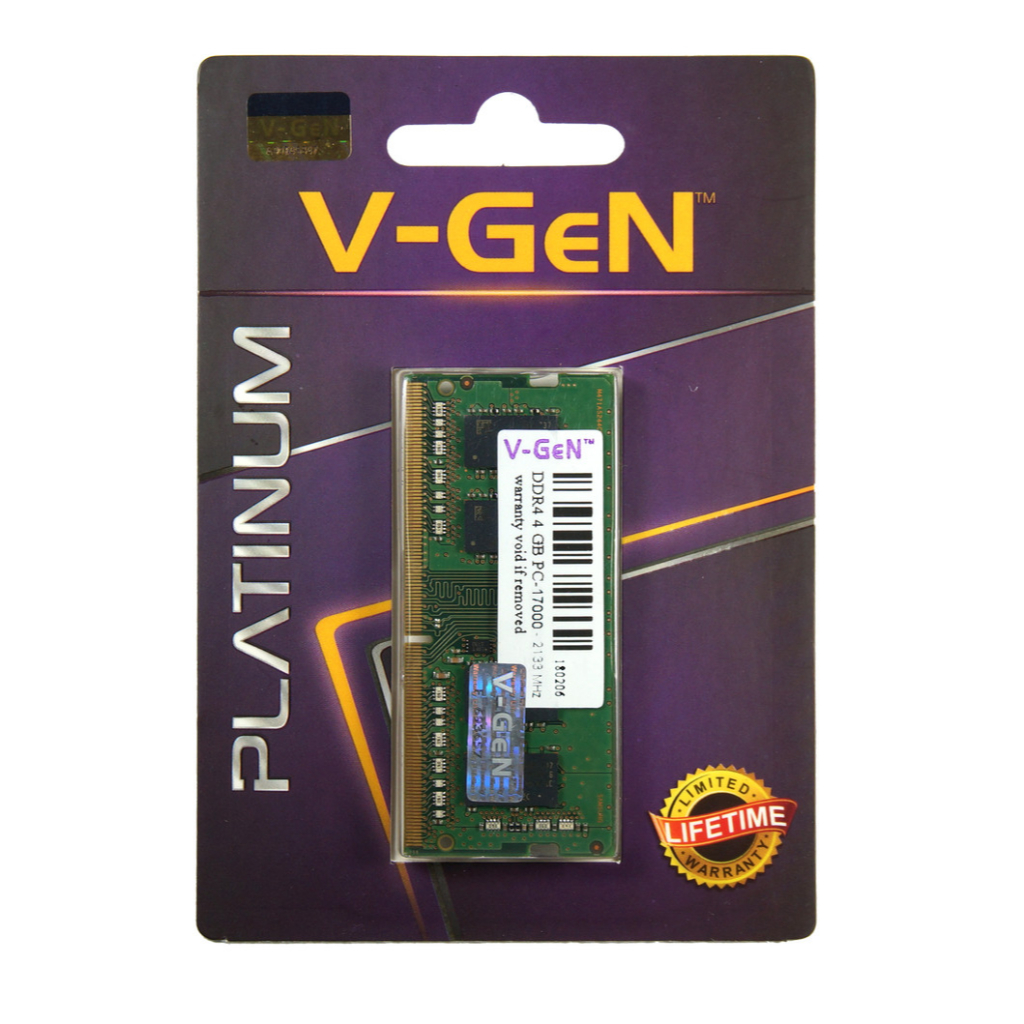 หน่วยความจํา Ram screen ddr4 4GB 17000/2133 VGEN PLATINUM | Shopee Thailand