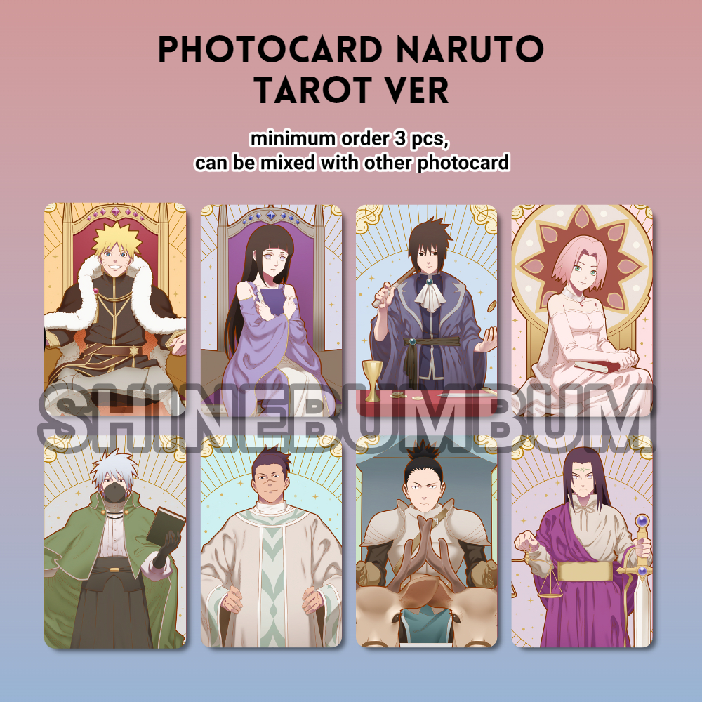 Naruto Anime Photocard (Tarot ver) 2 ด้าน | Shopee Thailand