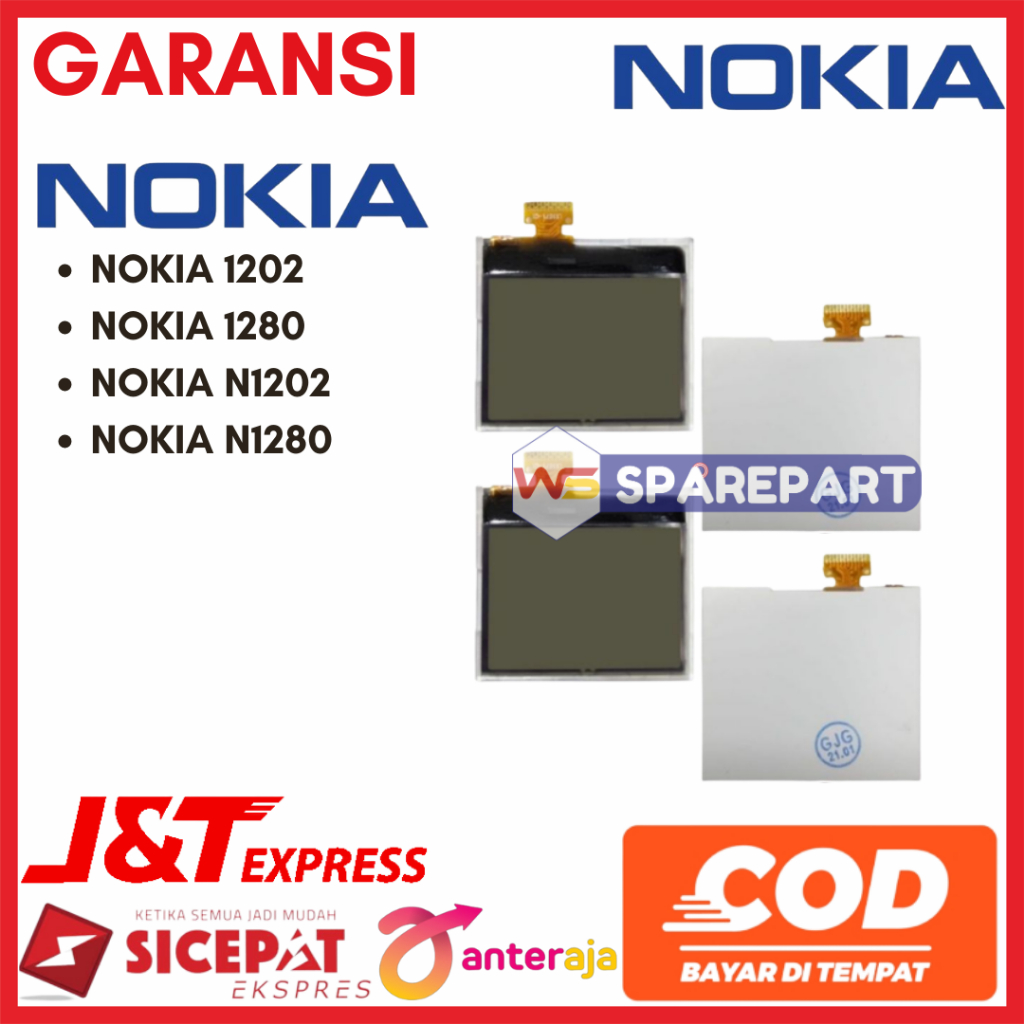 ชุดหน้าจอ Lcd NOKIA 1202 1280 N1202 N1280 | Shopee Thailand