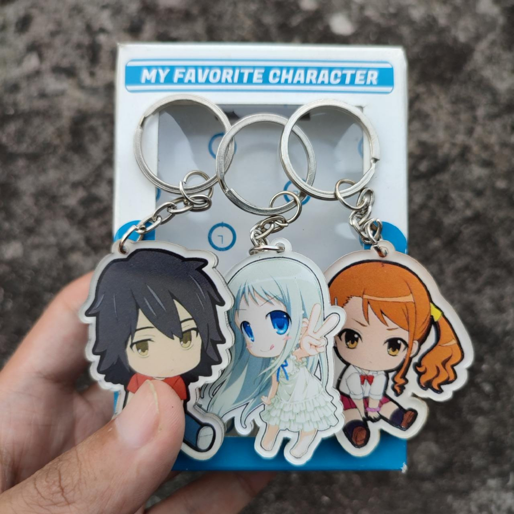 (Warehouse) พวงกุญแจ ลายอนิเมะ Anohana Menma Character Jinta Anjou ...