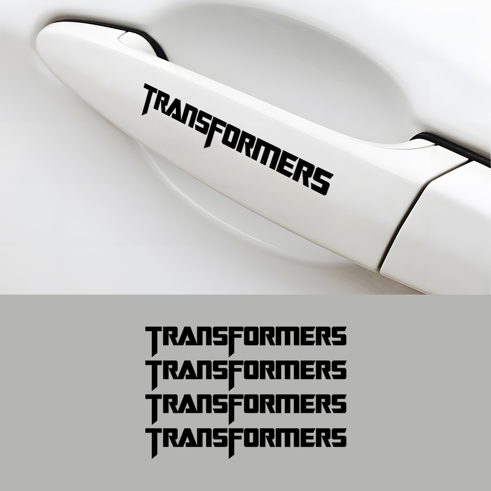Transformers Car Door Handle Sticker - สติ๊กเกอร์รูปลอกรถยนต์ | Shopee ...