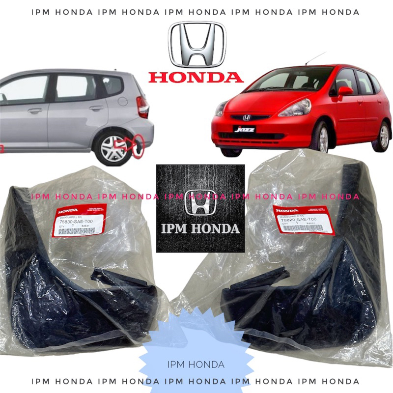 Mud Guard พรมยางพลาสติก Kepet ล้อ Mud Guard ด้านหลังขวาซ้าย Honda FIT ...