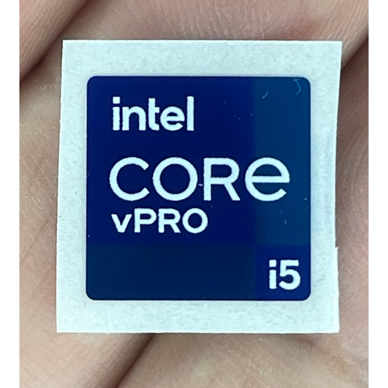 Intel Core i5 vPro 11/12th gen สติ๊กเกอร์โลโก้ขนาดเล็กดั้งเดิม | Shopee ...