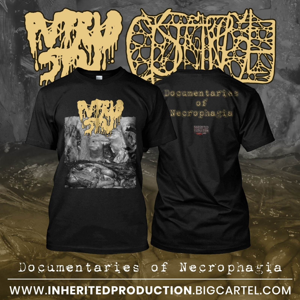 เสื้อยืด PUTRID STU ของแท้ - DOCUMENTARIES OF NECROPHAGIA | Shopee Thailand