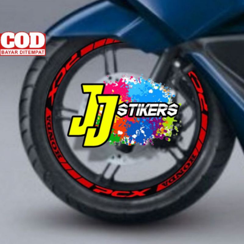 สติกเกอร์ LIS Rim STICKER HONDA PCX 160 ใหม่ | Shopee Thailand