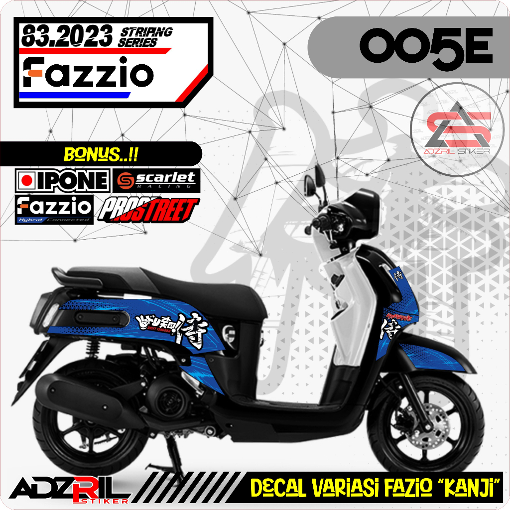 Variation DECAL STRIPING STICKER YAMAHA FAZZIO 125 / YAMAHA FAZIO ...