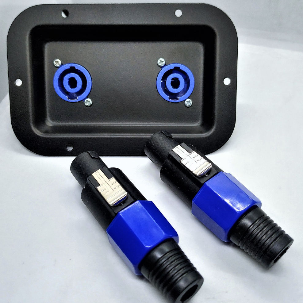 Speakon PACKAGE SET TERMINAL PLATE JEK SPEAKER BOX และ SPIKON SOCKET ...
