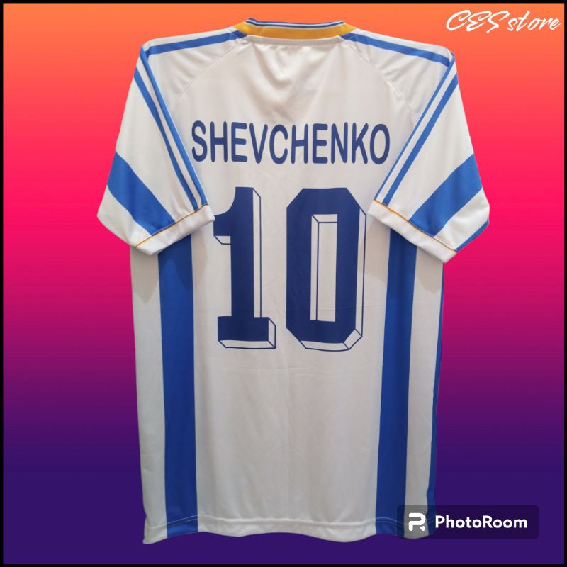 เสื้อกีฬาแขนสั้น ลายทีม Kiev shevchenko Dynamo | Shopee Thailand