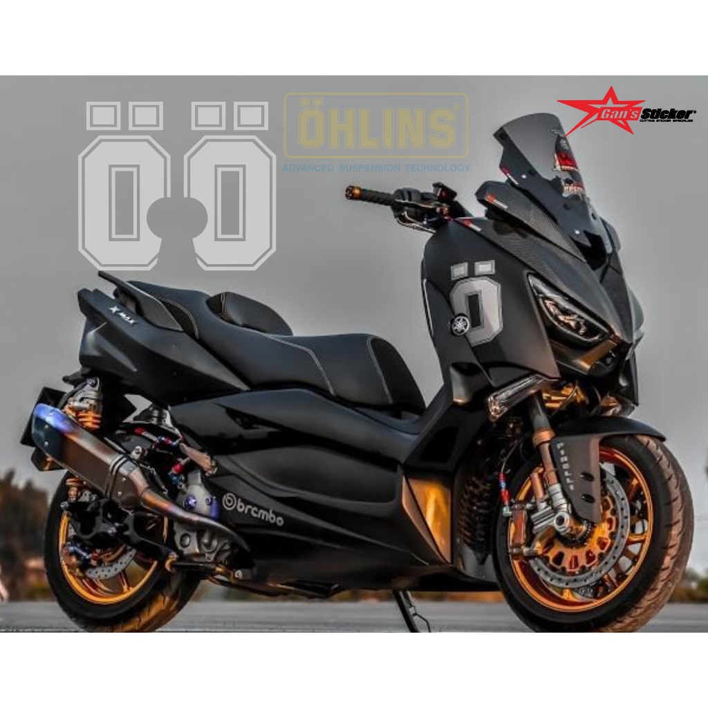 สติกเกอร์ yamaha xmax ohlins | Shopee Thailand