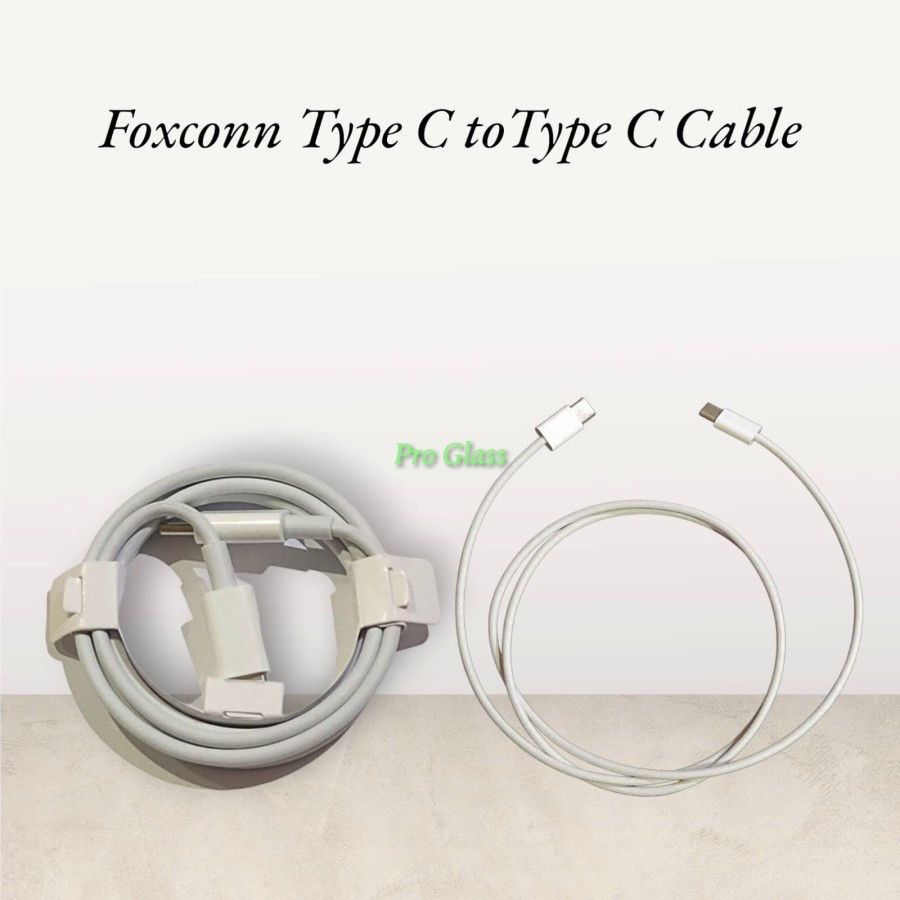 Foxconn สาย USB Type C ถึง Type C iPhone Ipad Charger Data Cable ...