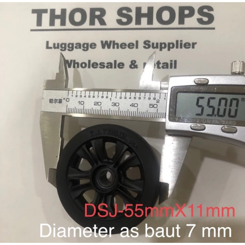 Sj TOBOL อะไหล่ล้อกระเป๋าเดินทาง USA แบบล้อคู่ | Shopee Thailand