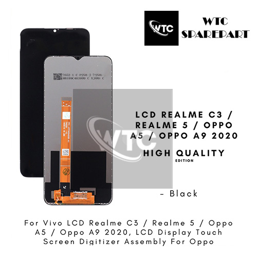 ขายส่ง อะไหล่หน้าจอสัมผัส LCD Realme C3 LCD Realme 5i LCD Oppo A5 LCD ...