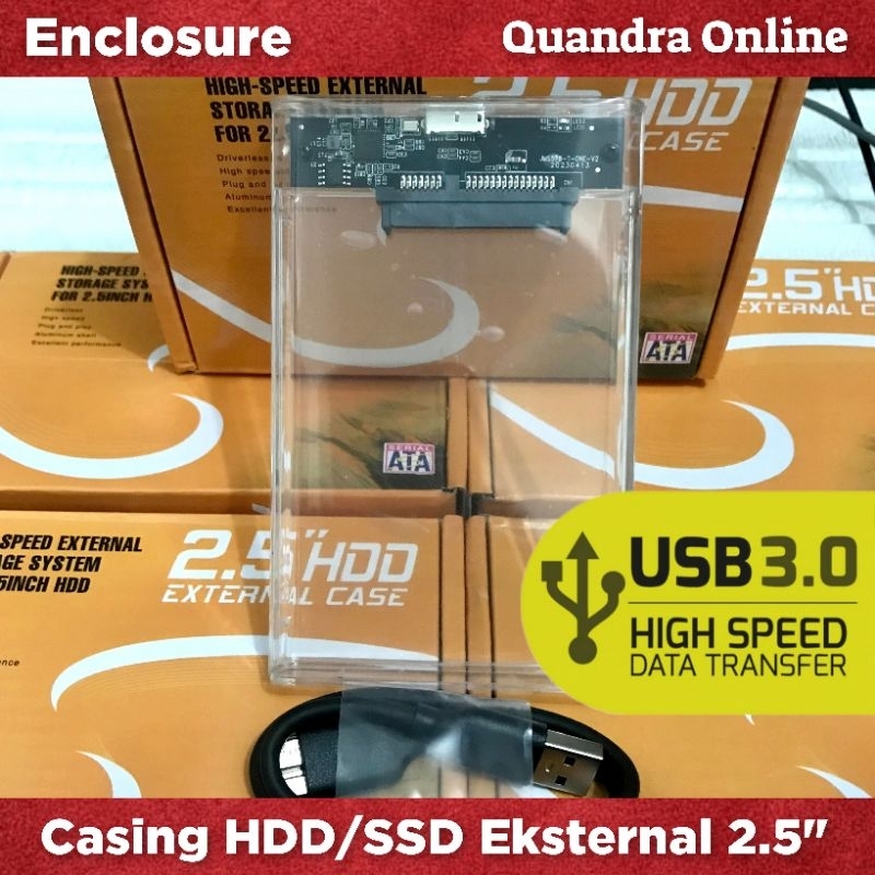 เคสฮาร์ดไดรฟ์ภายนอก HDD SSD USB 3.0 แบบใส ขนาด 2.5 นิ้ว | Shopee Thailand