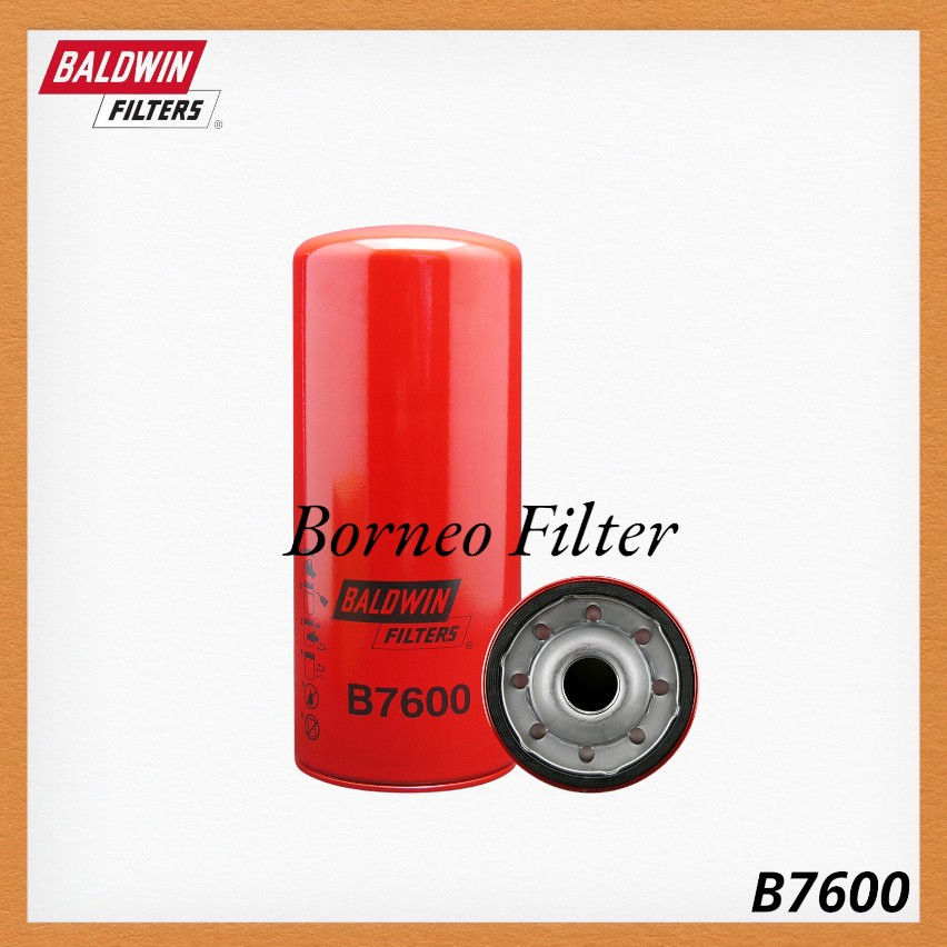 B7600 Baldwin ไส้กรองน้ํามันเครื่อง P554004 หน้า553191 W11102/36 B76 ...
