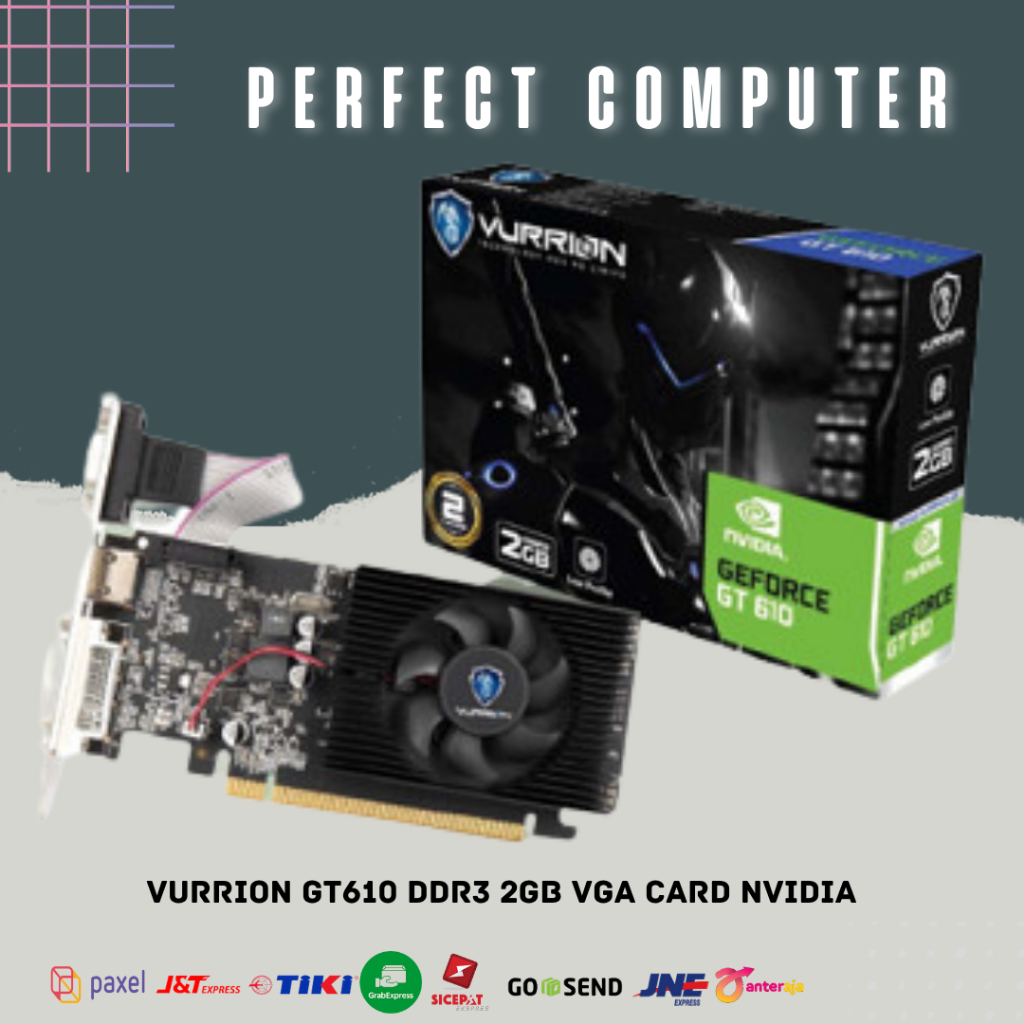การ์ด Vga Vurrion GT610 DDR3 2GB Nvidia | Shopee Thailand