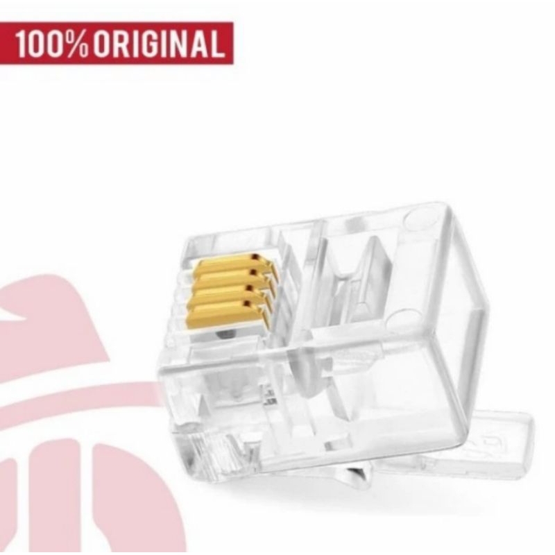 Rj11 /RJ11 ขั ้ วต ่ อโทรศัพท ์ 4-Pin Modular Plug โทรศัพท ์ | Shopee ...