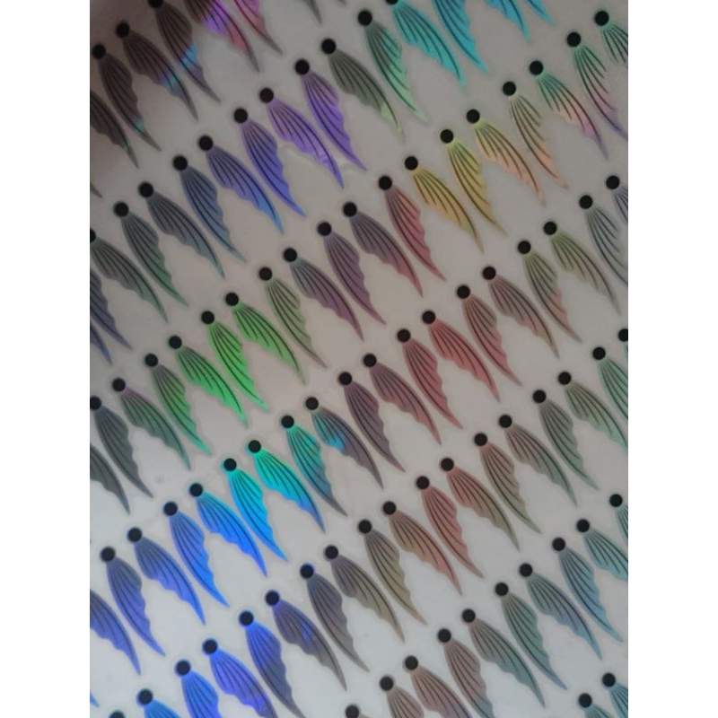 Metal Jig Fish Fin Sticker Wave Point Contents 52pcs 26 คู่ Slime ...