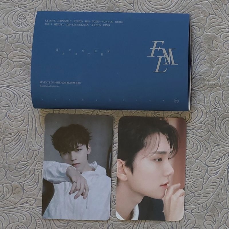 โฟโต้การ์ด อย่างเป็นทางการ Seventeen FML Weverse Ver. S.coups Hoshi Mingyu DK Vernon Dino ...