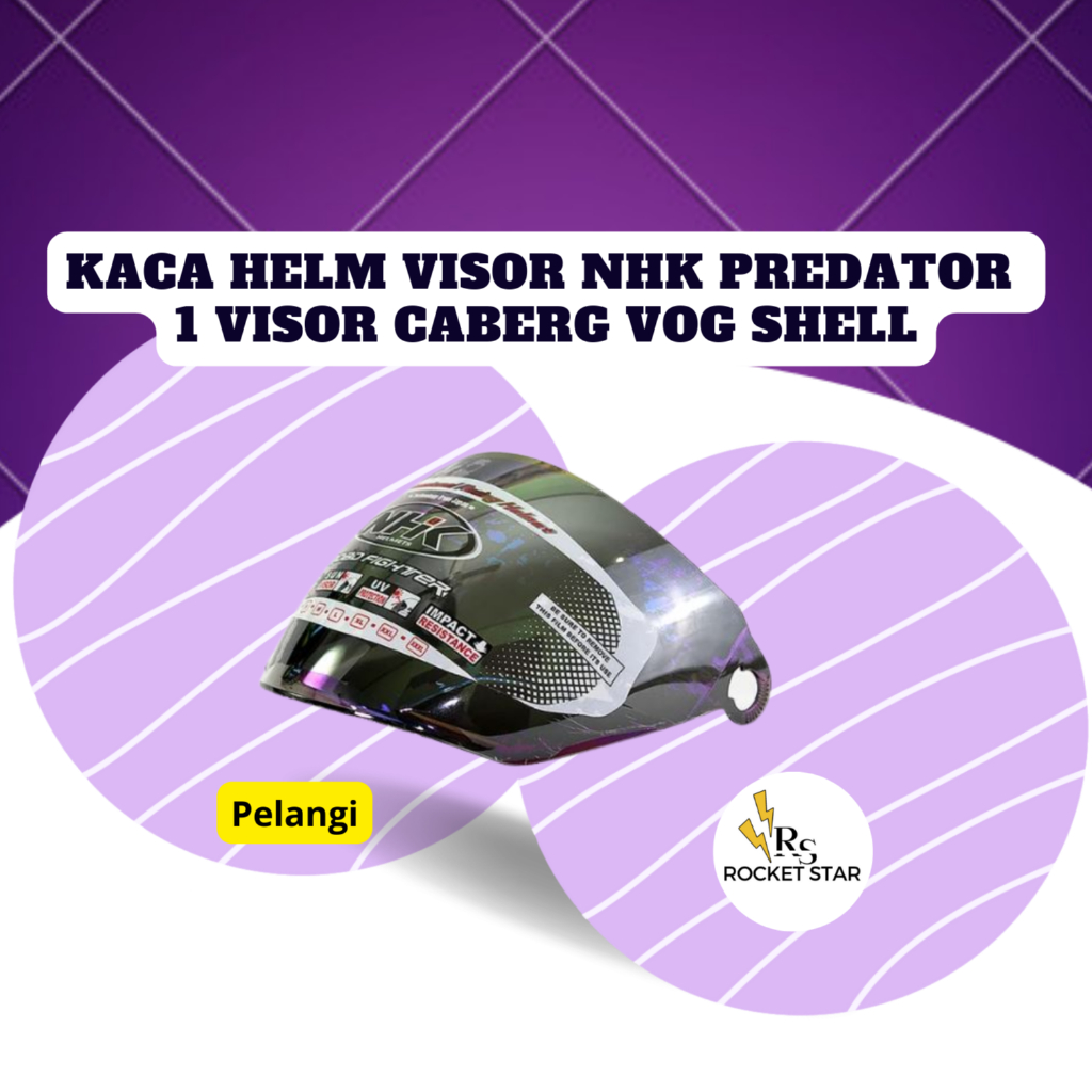 Nhk predator 1 กระบังหน้าหมวกกันน็อค caberg vog กระบังเปลือก | Shopee ...