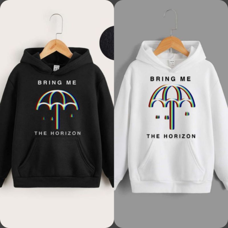 Hoodie BMTH Bring Me The Horizon Logo Umbrella Premium Fleece Material ...