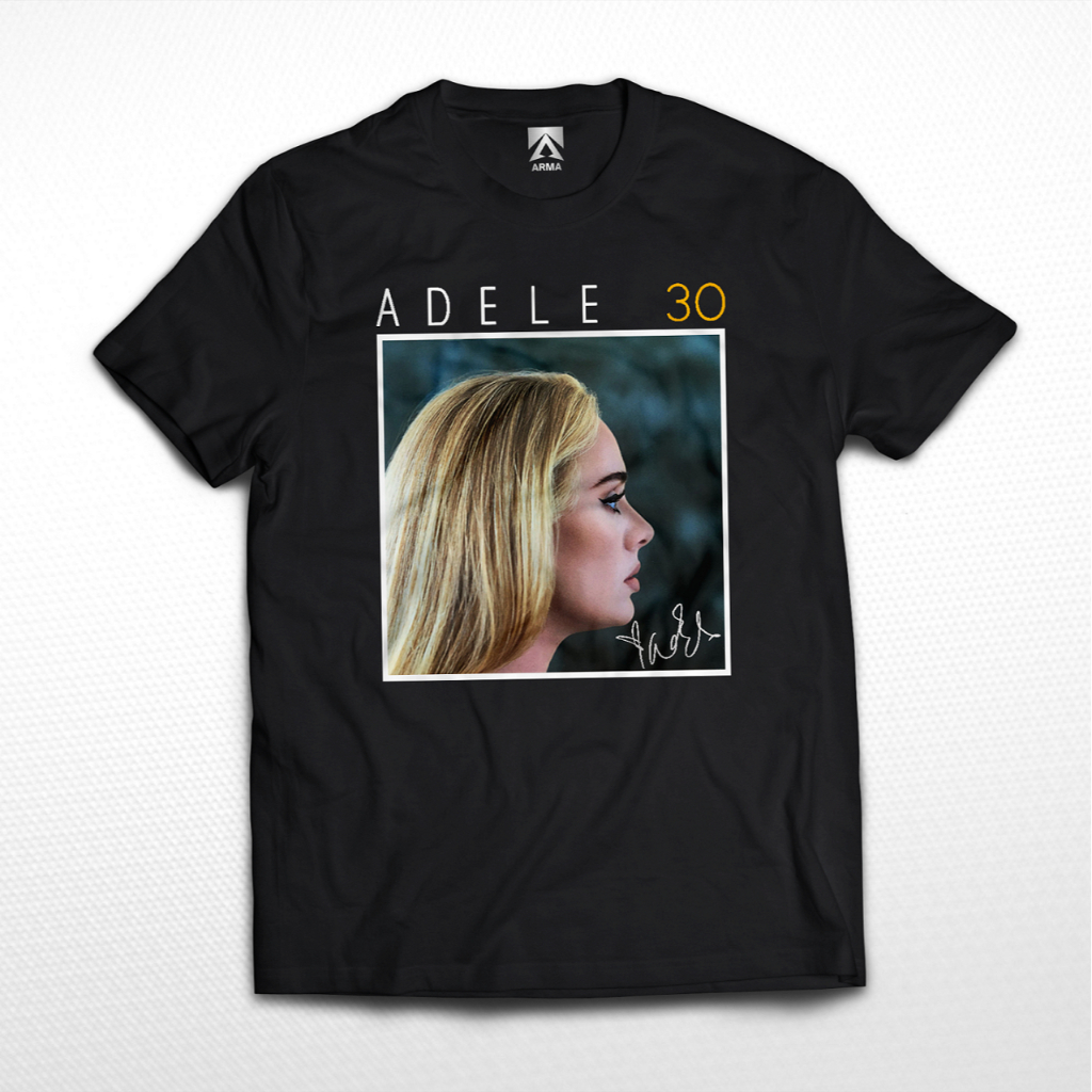 Adele T-SHIRTS 30 อัลบั้ม / เสื้อยืดเพลงนักร้องยอดนิยม unisex distro เสื้อผ้า VINTAGE BAND T ...