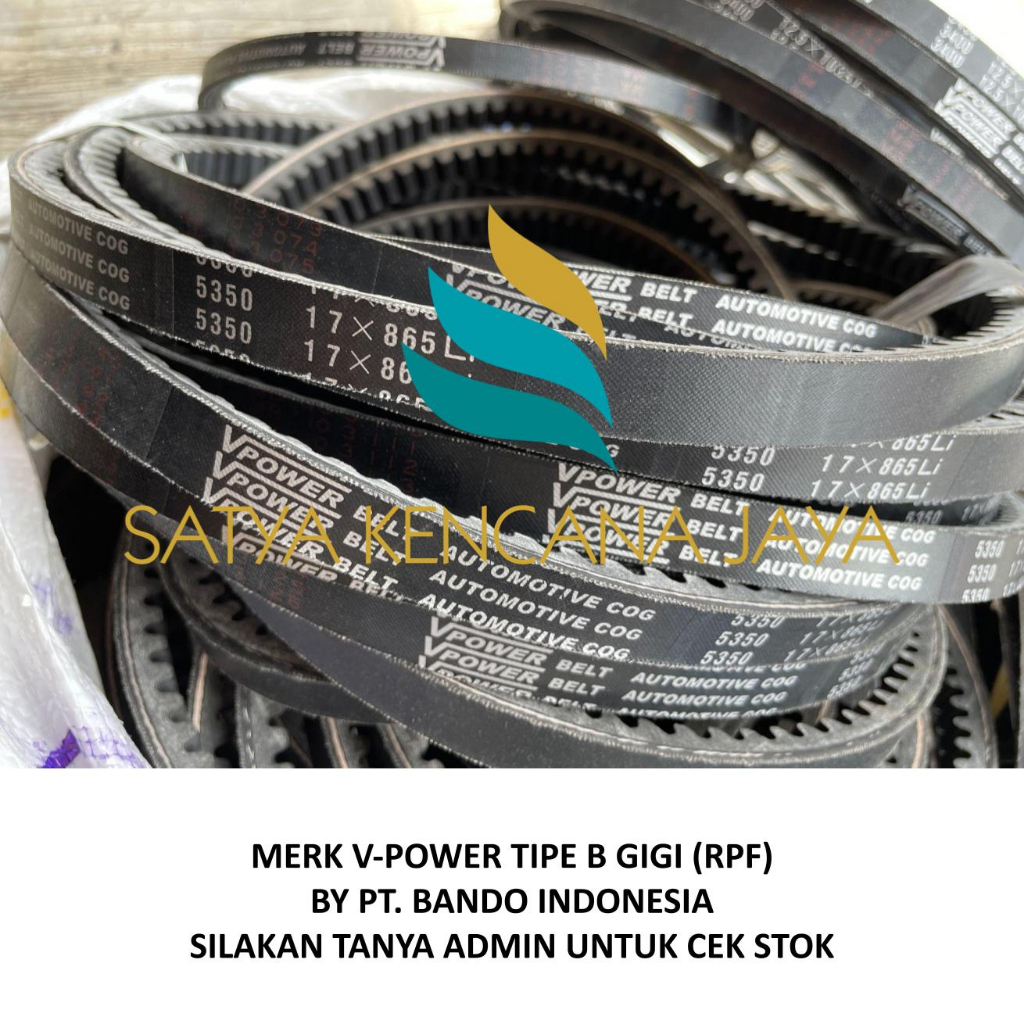 สายพานพัดลม V-BELT GIGI RPF B80 B81 B82 B83 B84 V-POWER BY BANDO VAN ...