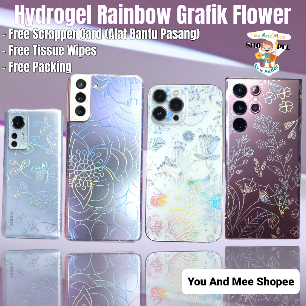 Custom Skin RAINBOW Xiaomi POCO X6 X5PRO X5 5G C40 M6 M5 M5s M4-Pro M3 ...