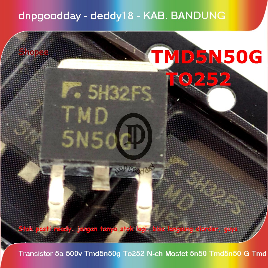 ทรานซิสเตอร์ 5a 500v Tmd5n50g To252 N-ch Mosfet 5n50 Tmd5n50 G Tmd 5n50g | Shopee Thailand