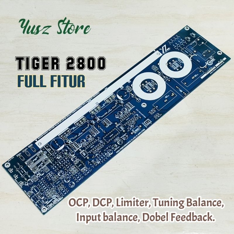 PCB Tiger 2800 Class D D2K8 เครื่องขยายเสียง Fullbridge | Shopee Thailand