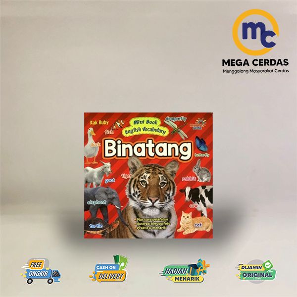 หนังสือเด ็ ก MINI BOOK ภาษาอังกฤษสัตว ์ VOCABULARY | Shopee Thailand