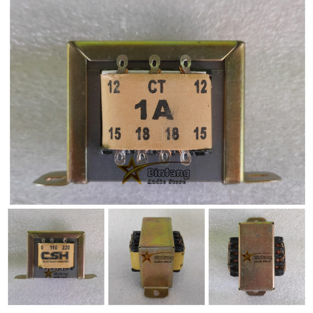 Travo CSH 1A Transformer 1Amper CT 18V หม้อแปลงทองแดง คุณภาพดี | Shopee ...