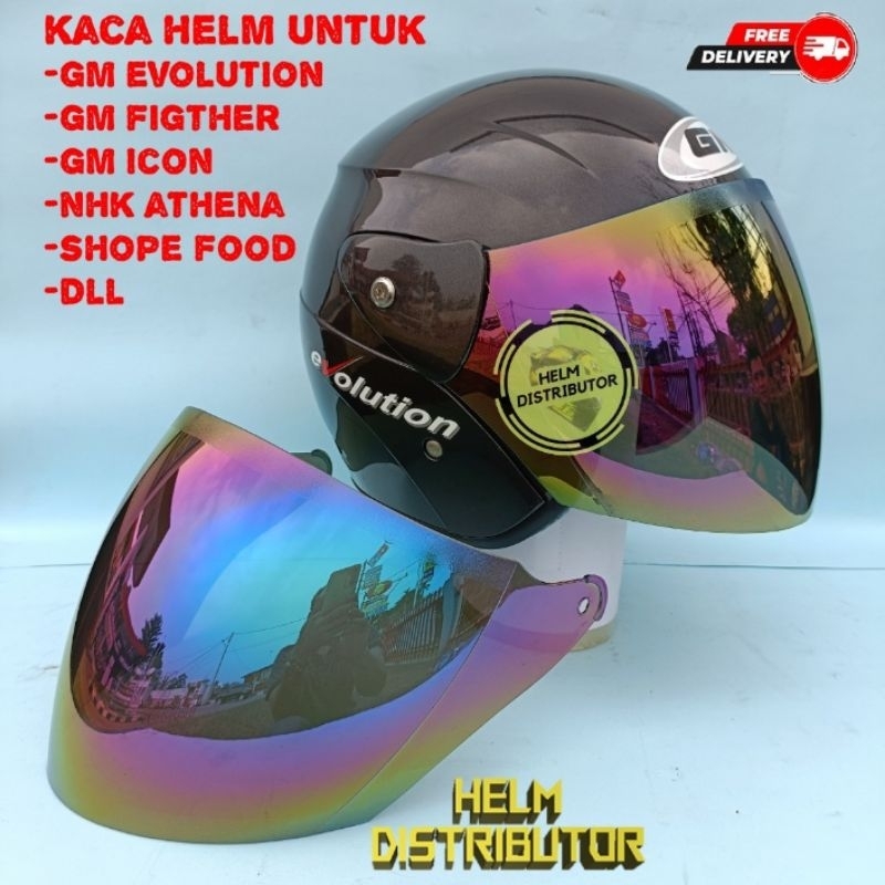 Gm Evolution Helmet Glass / GM Figther Helmet Glass ETC | Shopee Thailand