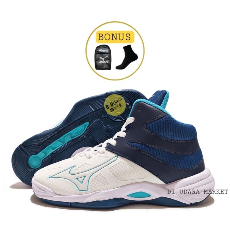 รองเท้าวอลเลย์บอล Mizuno Wave Thunder Blade ขนาดเล็ก สําหรับผู้ชาย และ ...