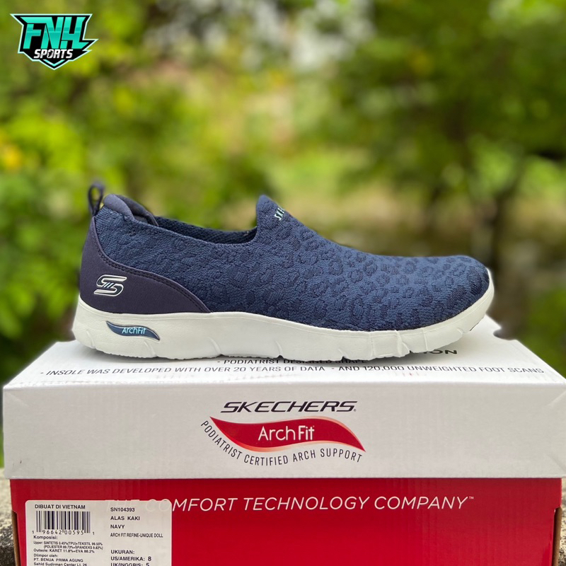 Skechers Arch Fit Refine Unique ตุ๊กตาผู้หญิง แบบสวม ของแท้ SN104393 ...