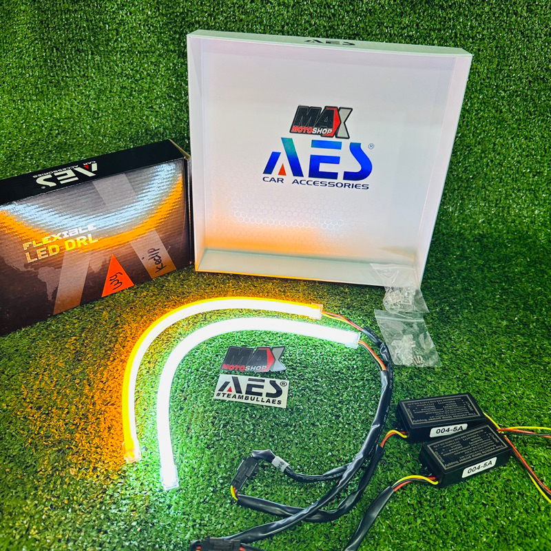 ที่เขียนคิ้ว DRL LED AES 2 โหมด PLUS กระพริบสัญญาณ 30 ซม. | Shopee Thailand