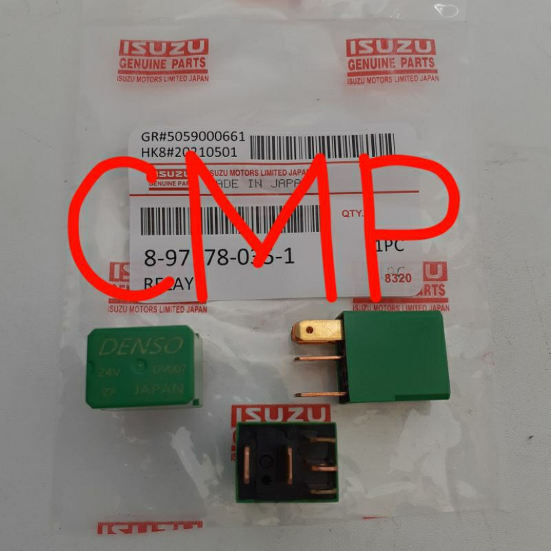 รีเลย์ ISUZU ELF NKR71 NMR71-RELAY NAIS 24V 24VOLT K5 ฟุต 5 ISUZU NKR ...